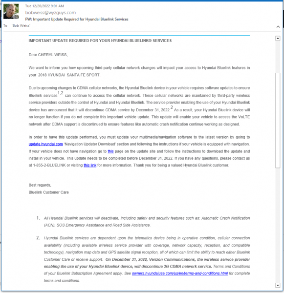 Hyundai Navigation Update Experience - WyzGuys Cybersecurity